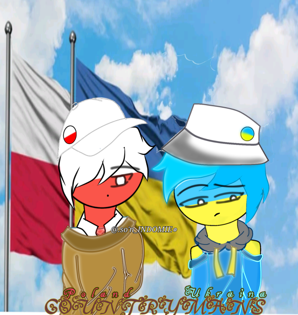 Poland and ukraiana - ibisPaint
