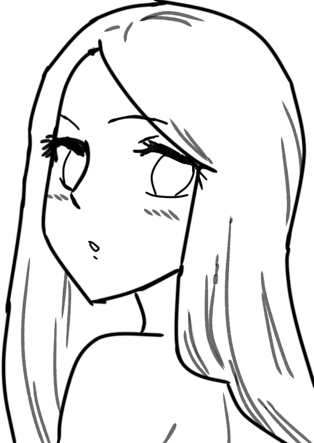 Traced sketch - ibisPaint