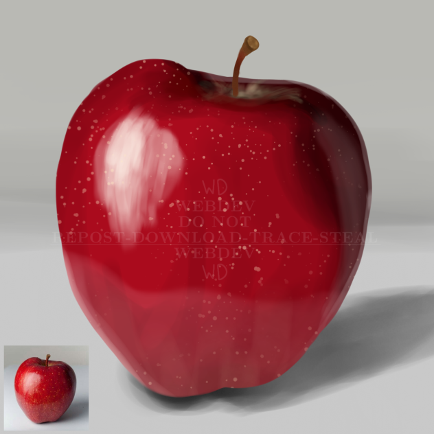 Realistic Apple - ibisPaint