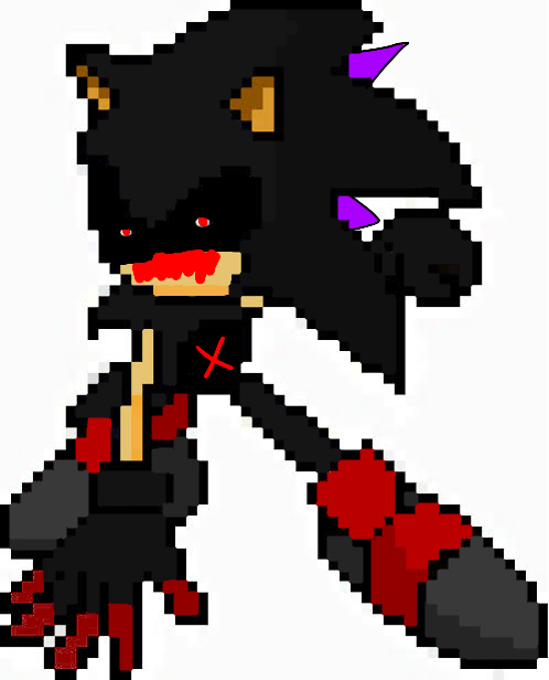 creepy sonic.exe - ibisPaint