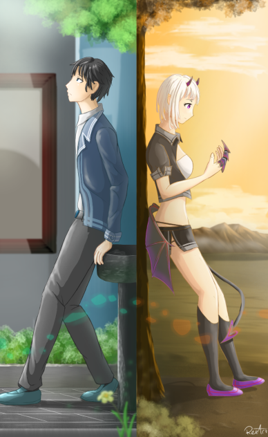 two worlds - ibisPaint