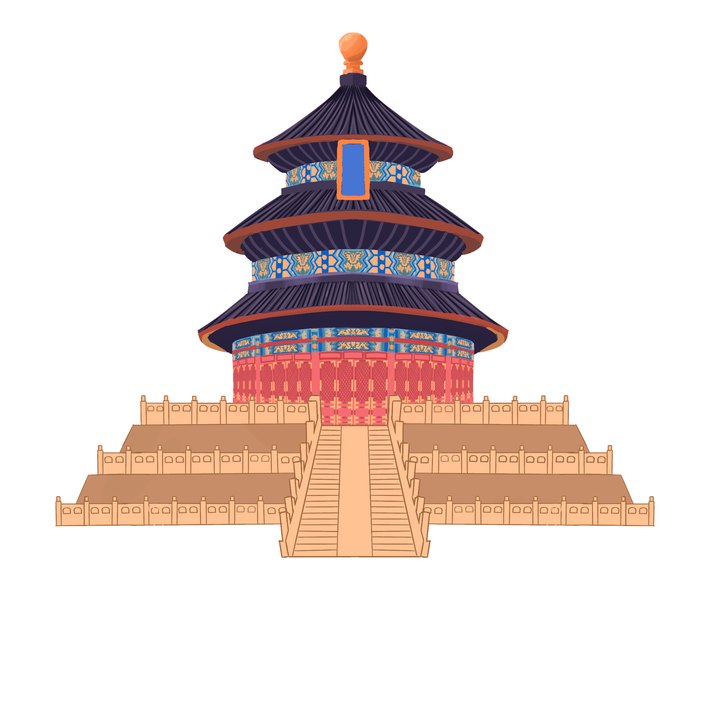 Chinese Temple - ibisPaint