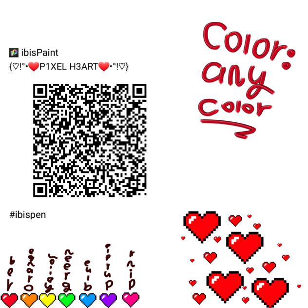 pixel heart!♡ - ibisPaint