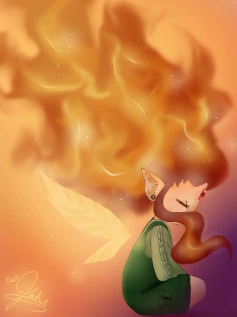 Malbe the Fire Fairy - ibisPaint