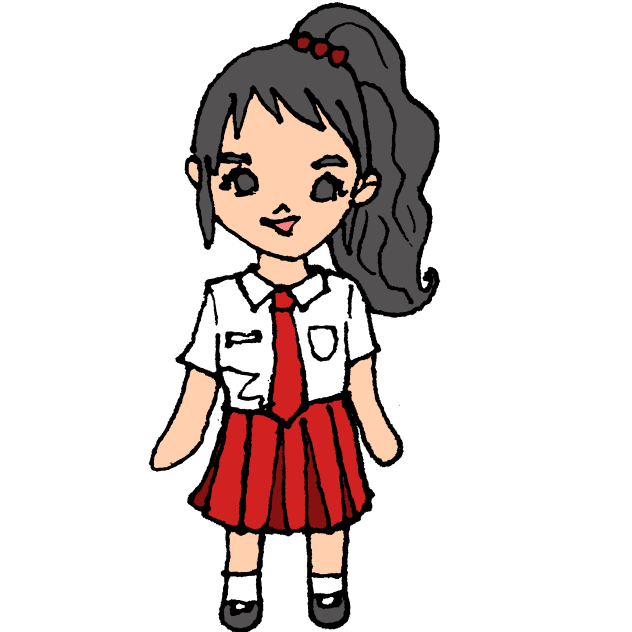 elementary school girl uniform - ibisPaint