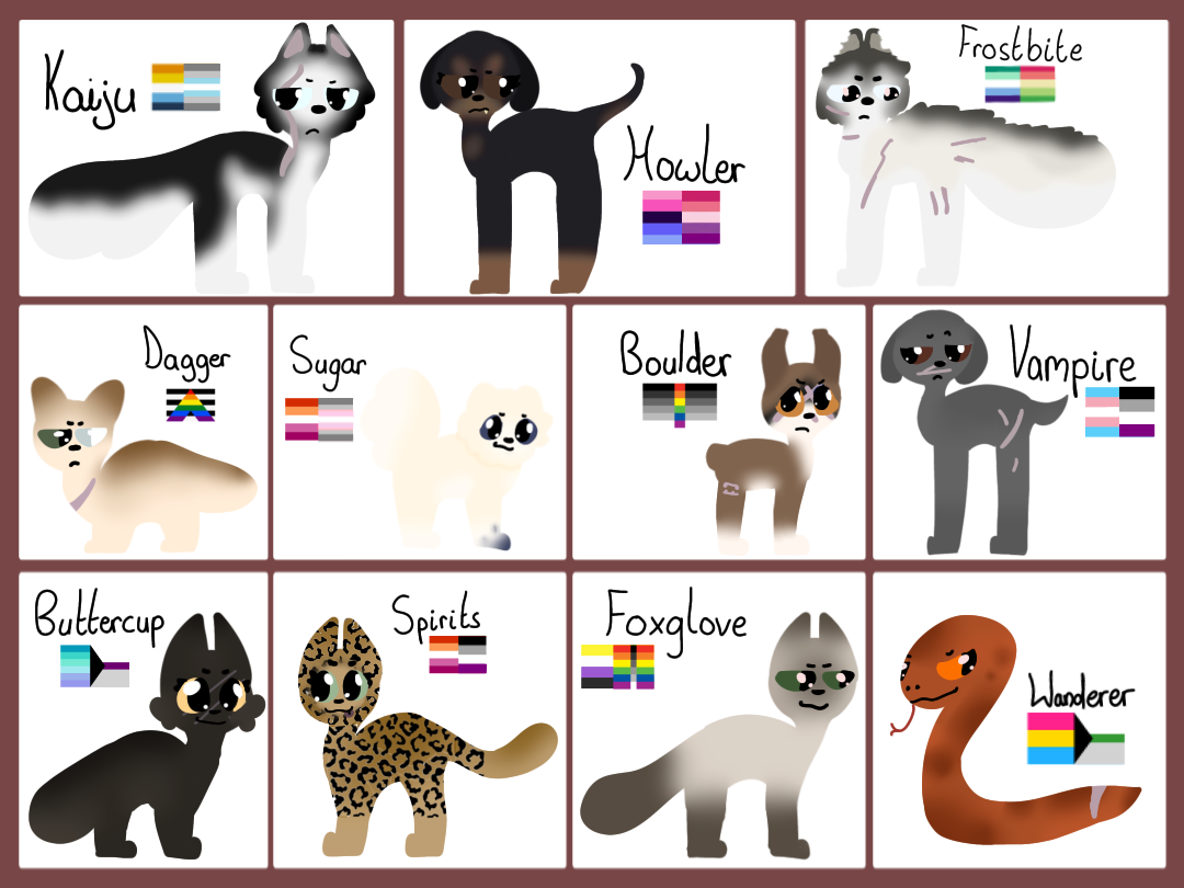 A Stranger in the Streets Characters - ibisPaint