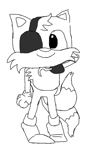 Tails Para Colorear - ibisPaint