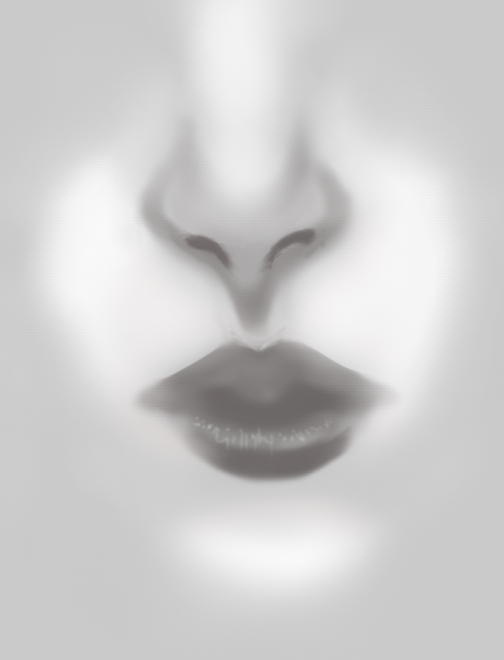 Nose and Lips practice painting - ibisPaint