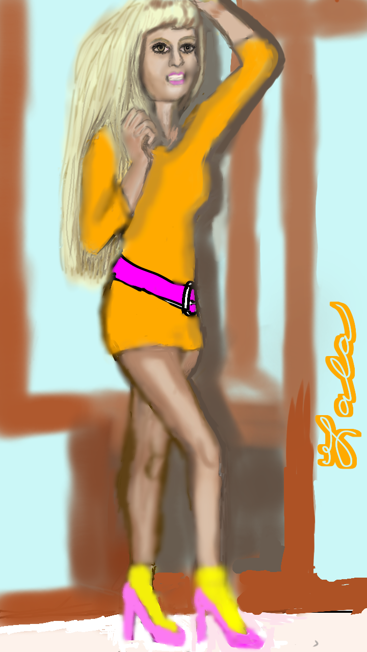 Naughti( Natasha)in Dayglow(ver.2) - ibisPaint