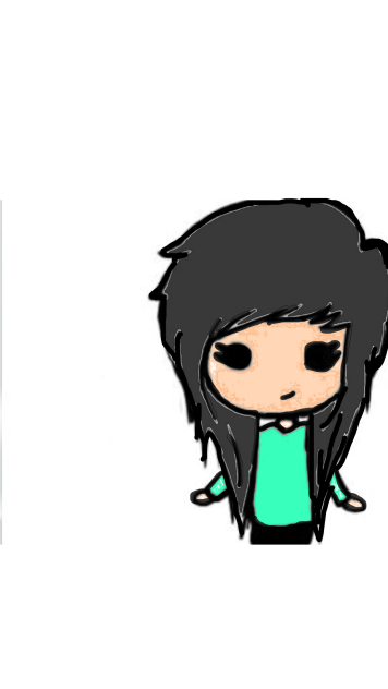 emo scene girl - ibisPaint