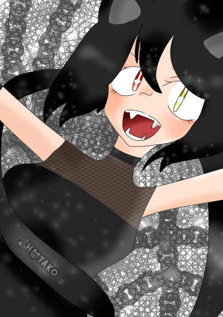 Black Cat Girl - ibisPaint