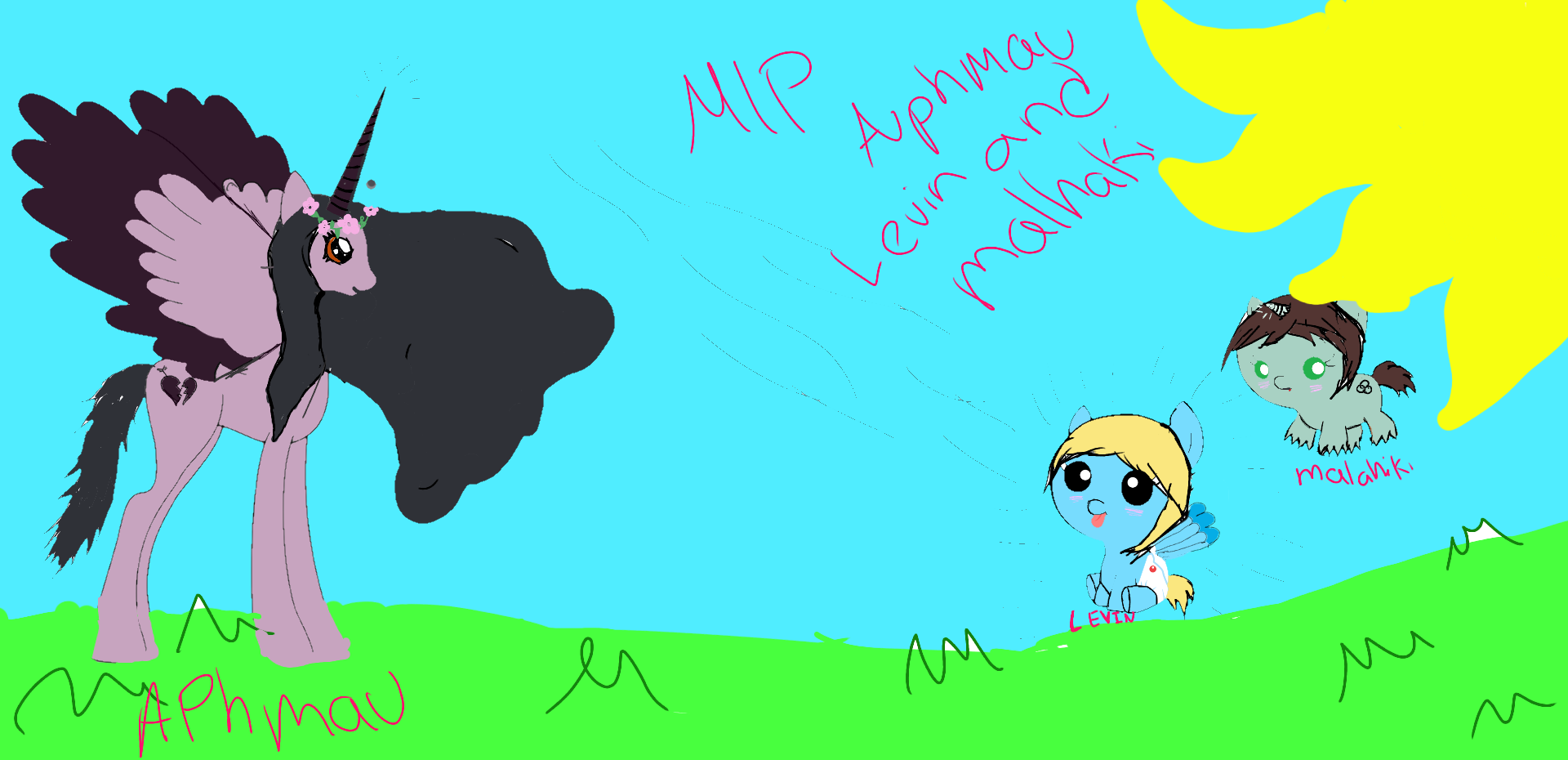 Mlp Aphmau and Kids - ibisPaint