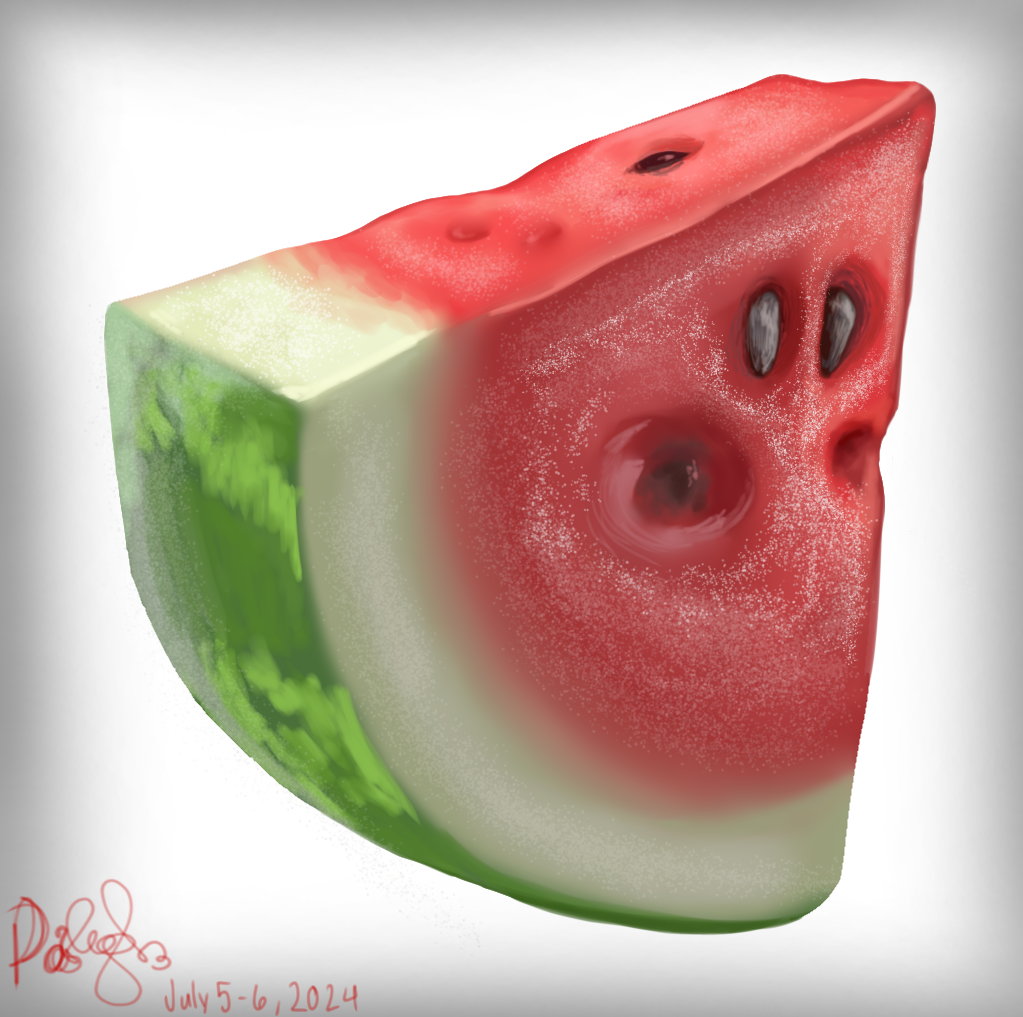 juicy watermelon - ibisPaint