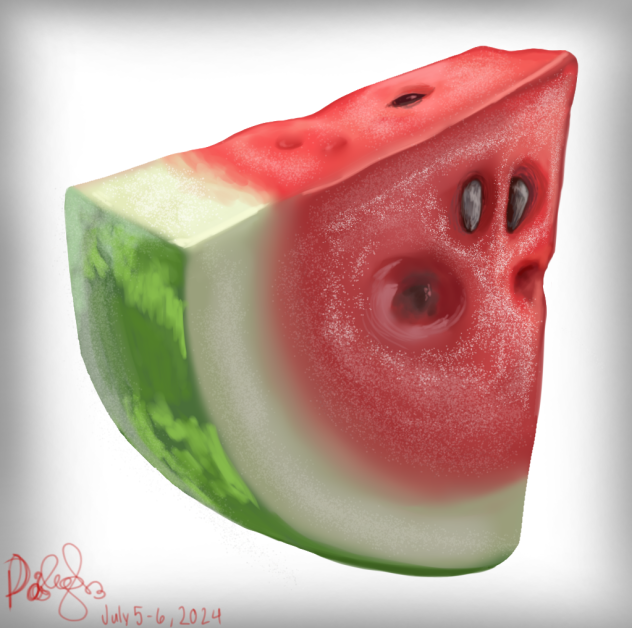 juicy watermelon - ibisPaint