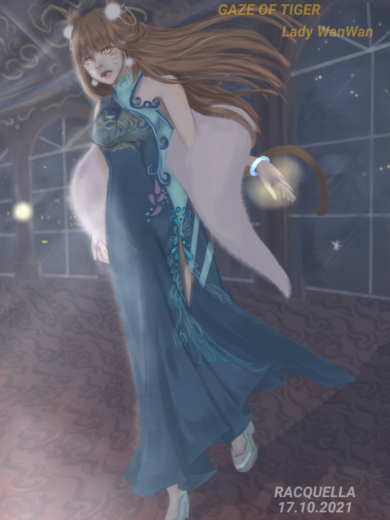 Gaze of Tiger - ibisPaint