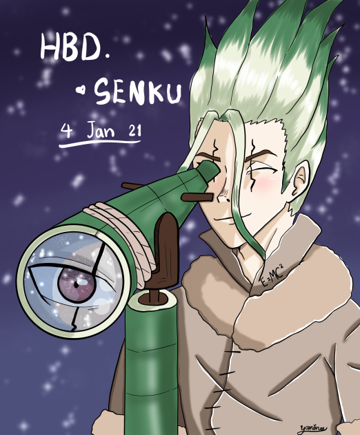 HBD Senku - ibisPaint