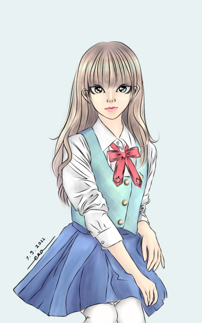school girl - ibisPaint