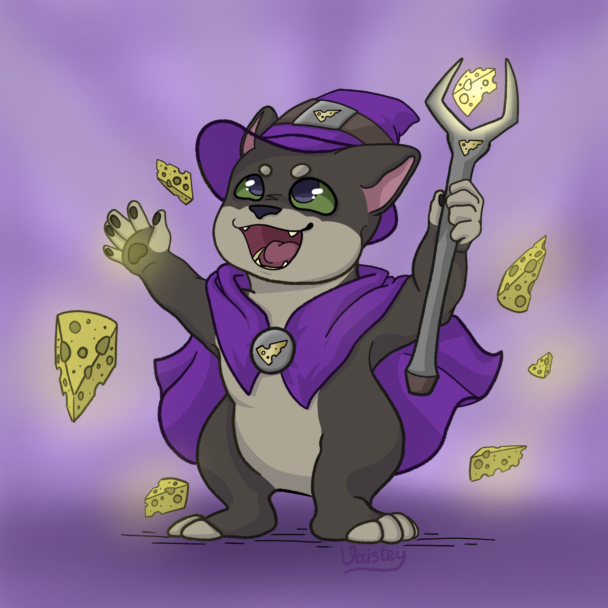 Dave The Magical Cheese Wizard - ibisPaint