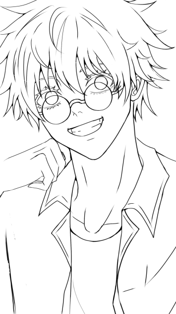 Gojo Satoru Fanart (Linear) - ibisPaint