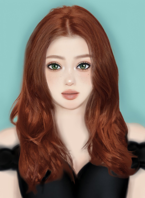 👩🏻‍🦰⭐️ 🌇 - ibisPaint