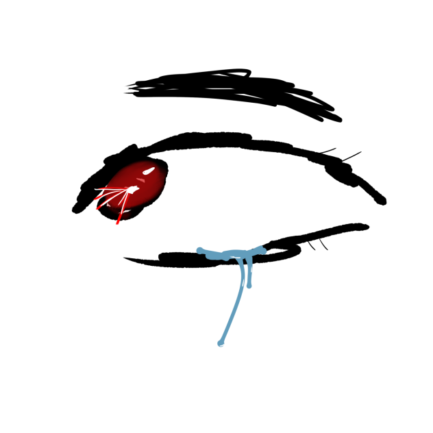 What evil eyes see when they are opened - ibisPaint