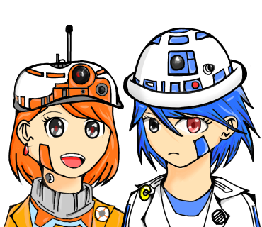 擬人化 R2-D2 BB-8 - ibisPaint