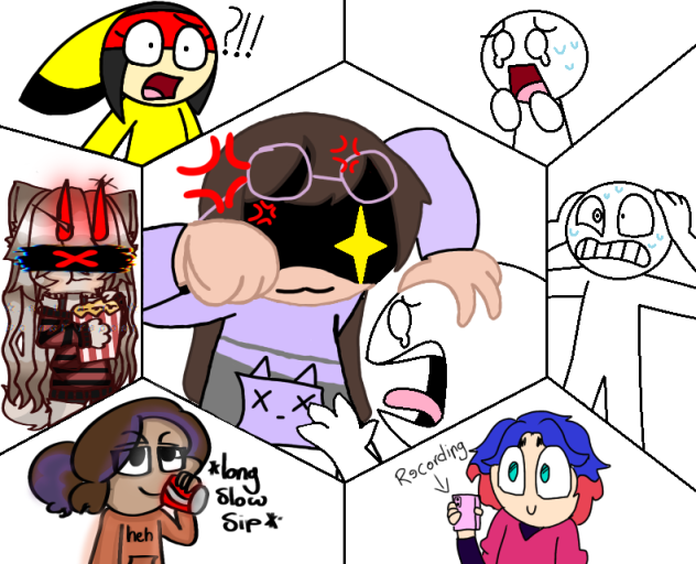 Collab with Glxy the bookworm - ibisPaint