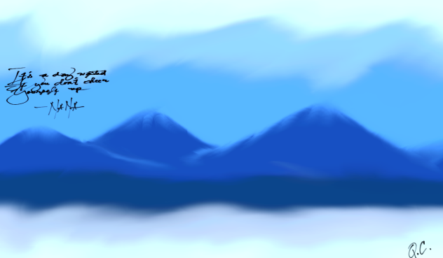 simple scenery#3 - ibisPaint