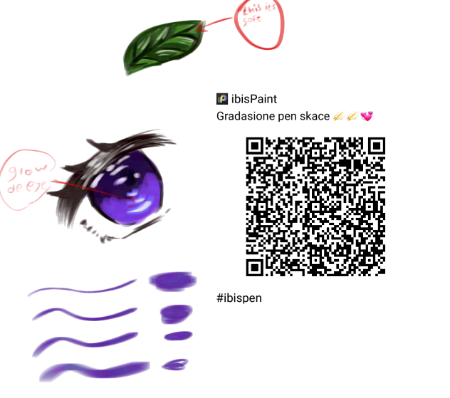 code QR pen - ibisPaint