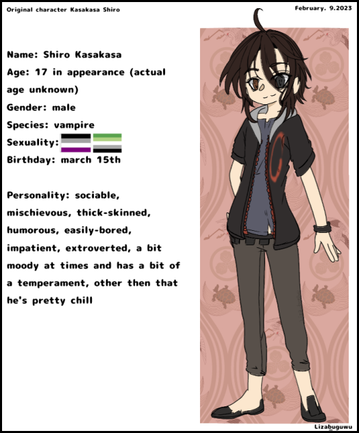 Shiro Kasakasa[oc][Base edit] - ibisPaint