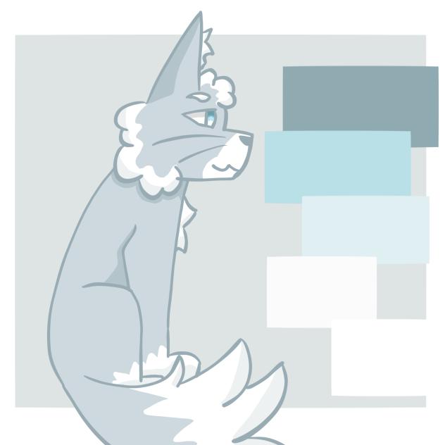 Cute wolf 🐺 - ibisPaint