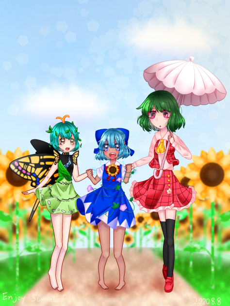 Enjoy summer! - ibisPaint