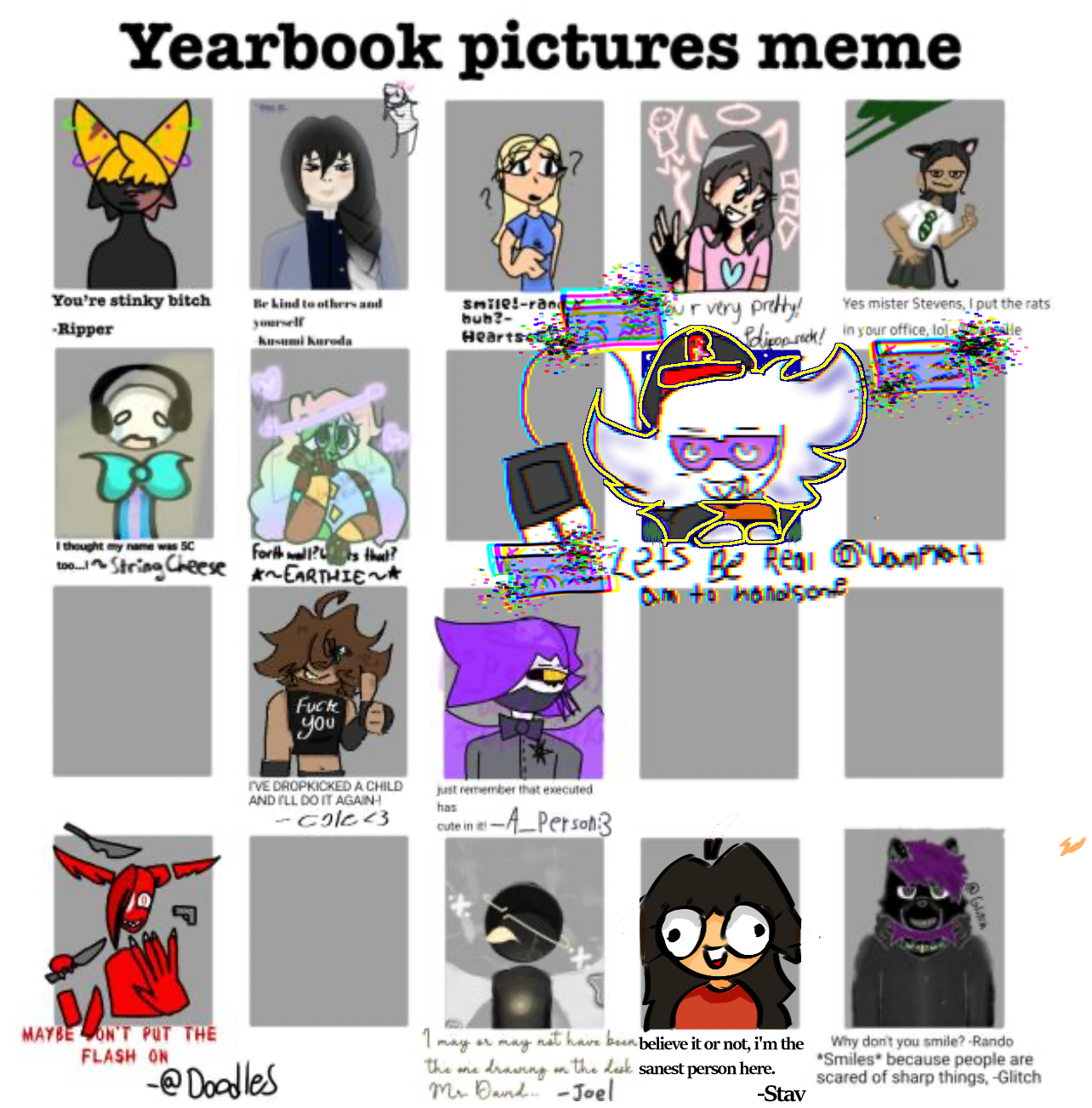 YEARBOOK PHOTOS COLLAB YAY!! - ibisPaint