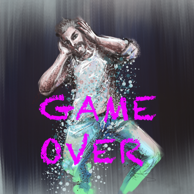 GAME OVER MEN - ibisPaint