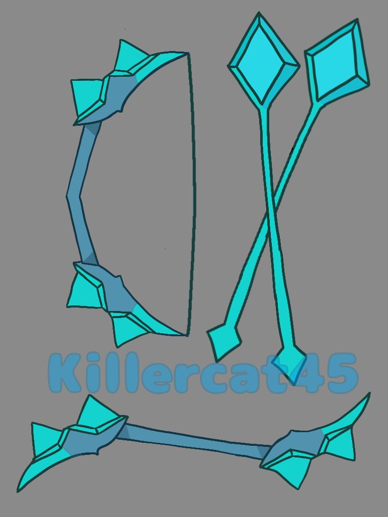 turquoise weapons - ibisPaint