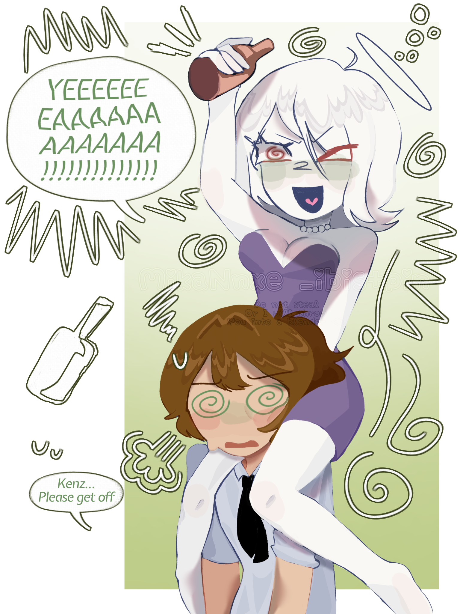 known as too much alcohol - ibisPaint