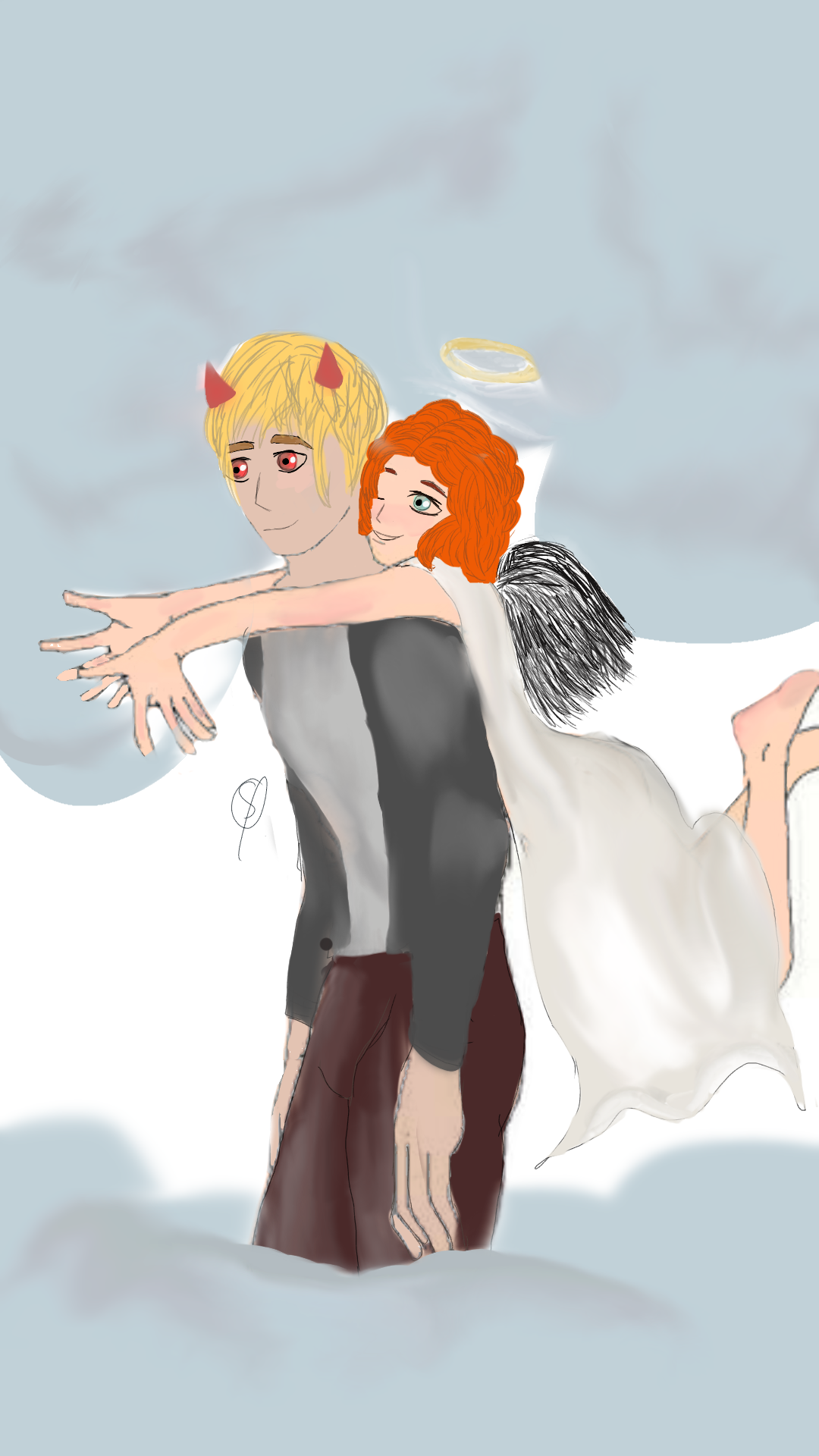 GOOD AND EVIL - ibisPaint