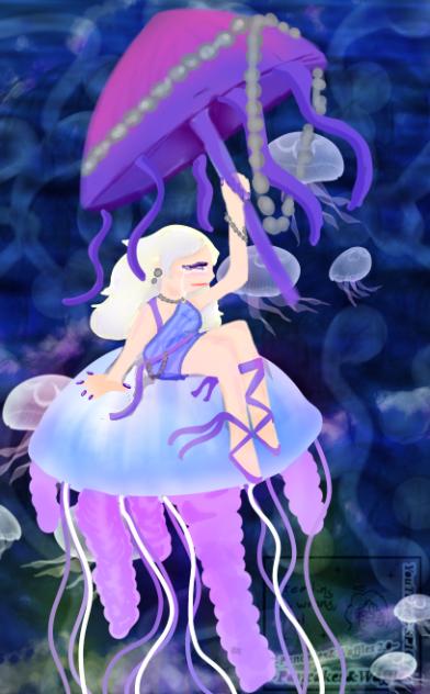 Letting go🪼 - ibisPaint