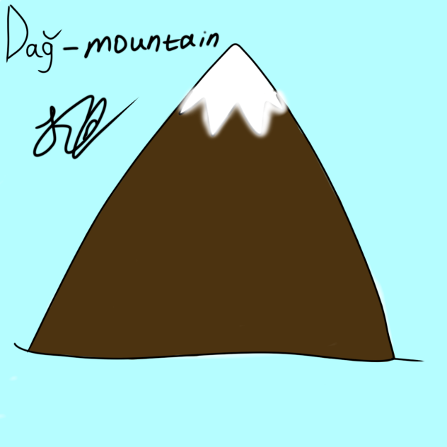 Dağ - mountain - ibisPaint