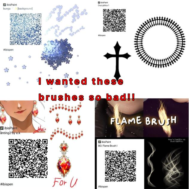 I want to try all those brushes! - ibisPaint