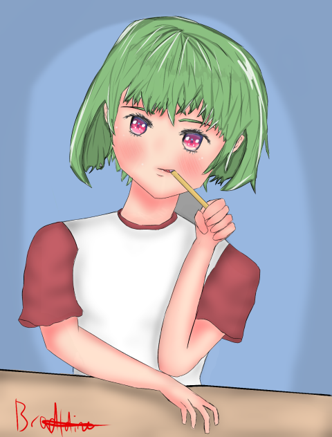 Green manga - ibisPaint