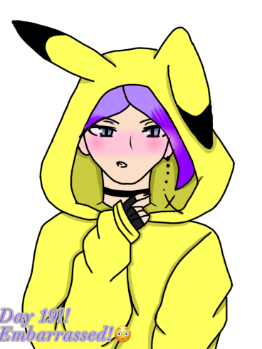 Day 19! Embarrassed! 😳 - ibisPaint