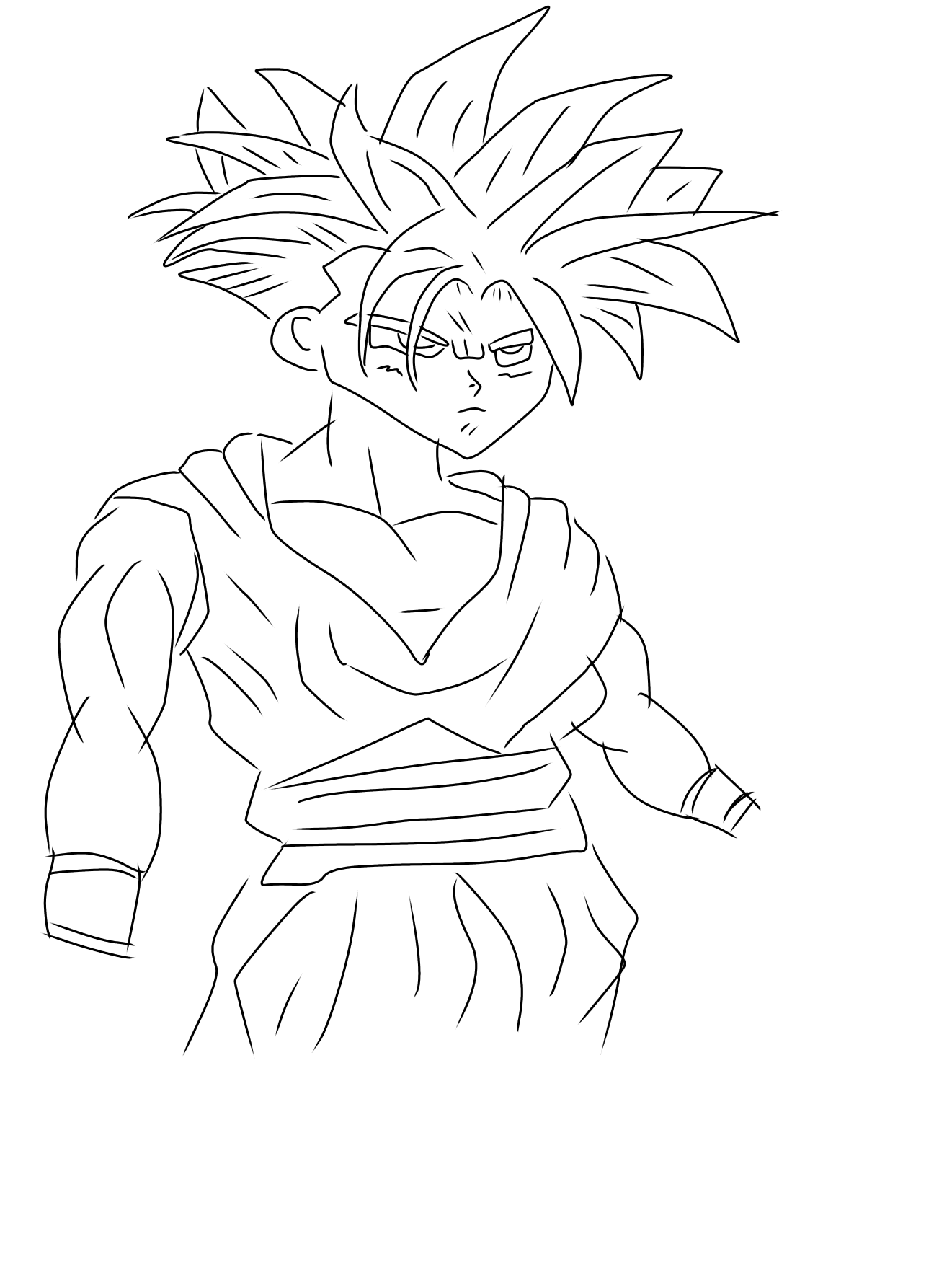Teen gohan super Saiyan - ibisPaint
