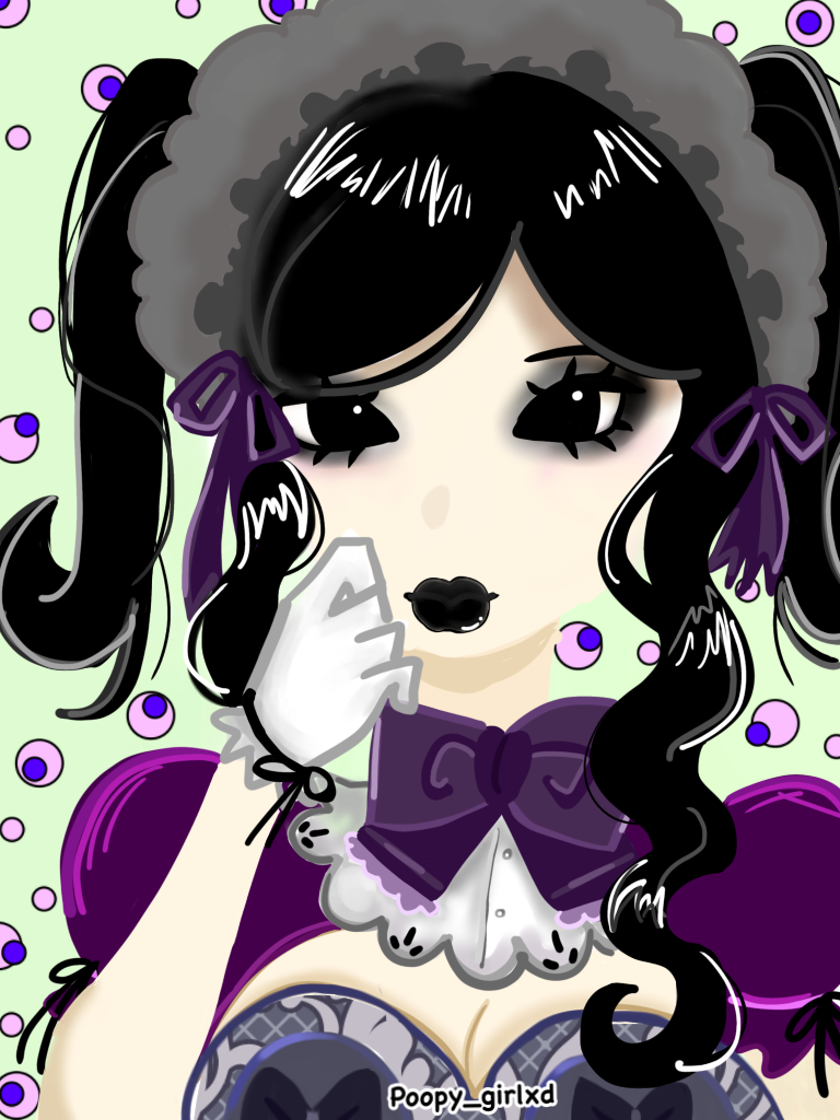 Purple royalty question mark - ibisPaint