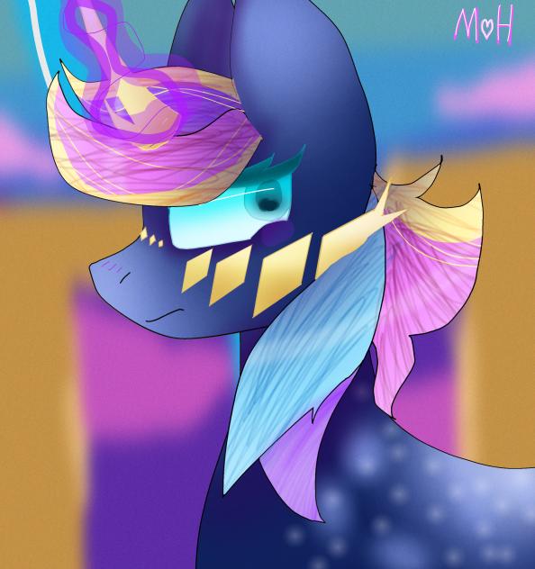 Luna+ Celestia= Dusklight - ibisPaint
