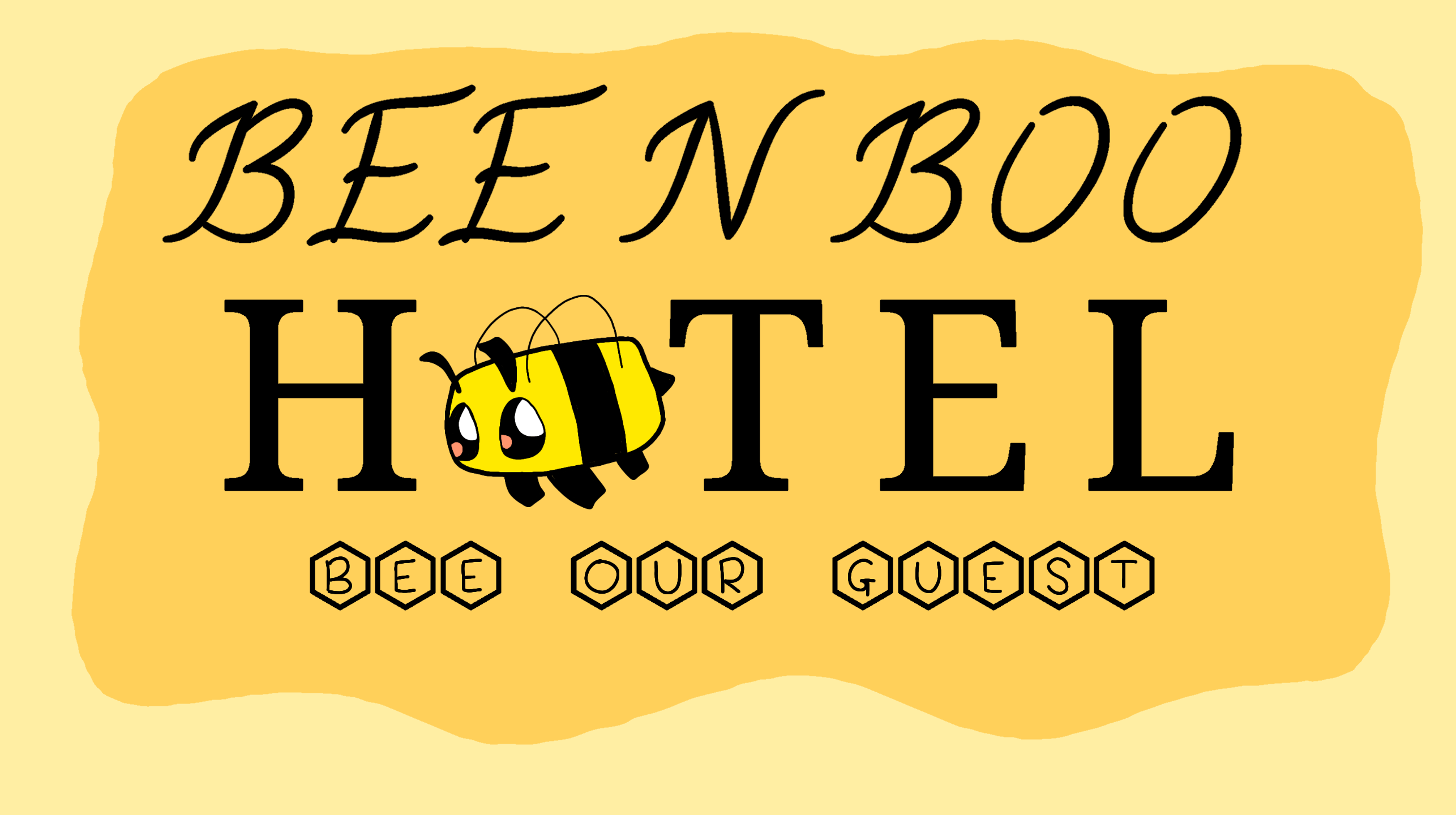 Bee n Boo hotel sign - ibisPaint