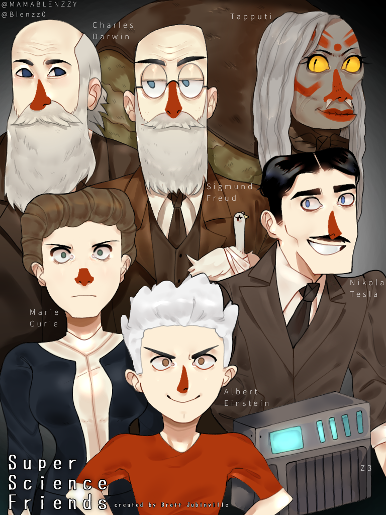 Super Science Friends - ibisPaint