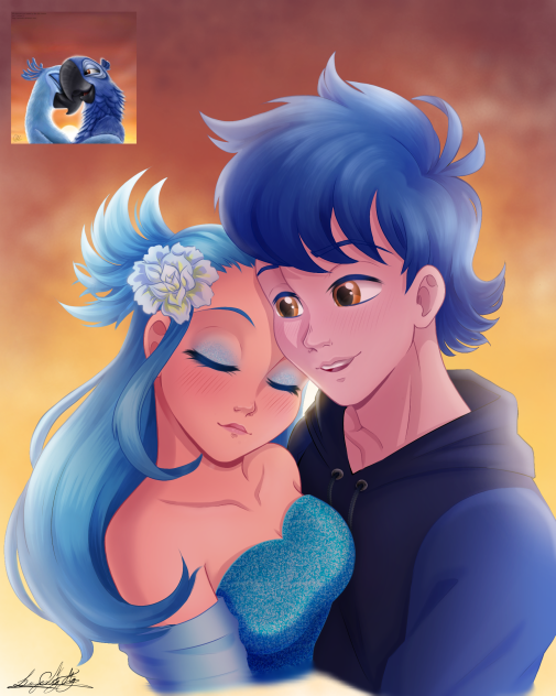 blue X Jade human version - ibisPaint