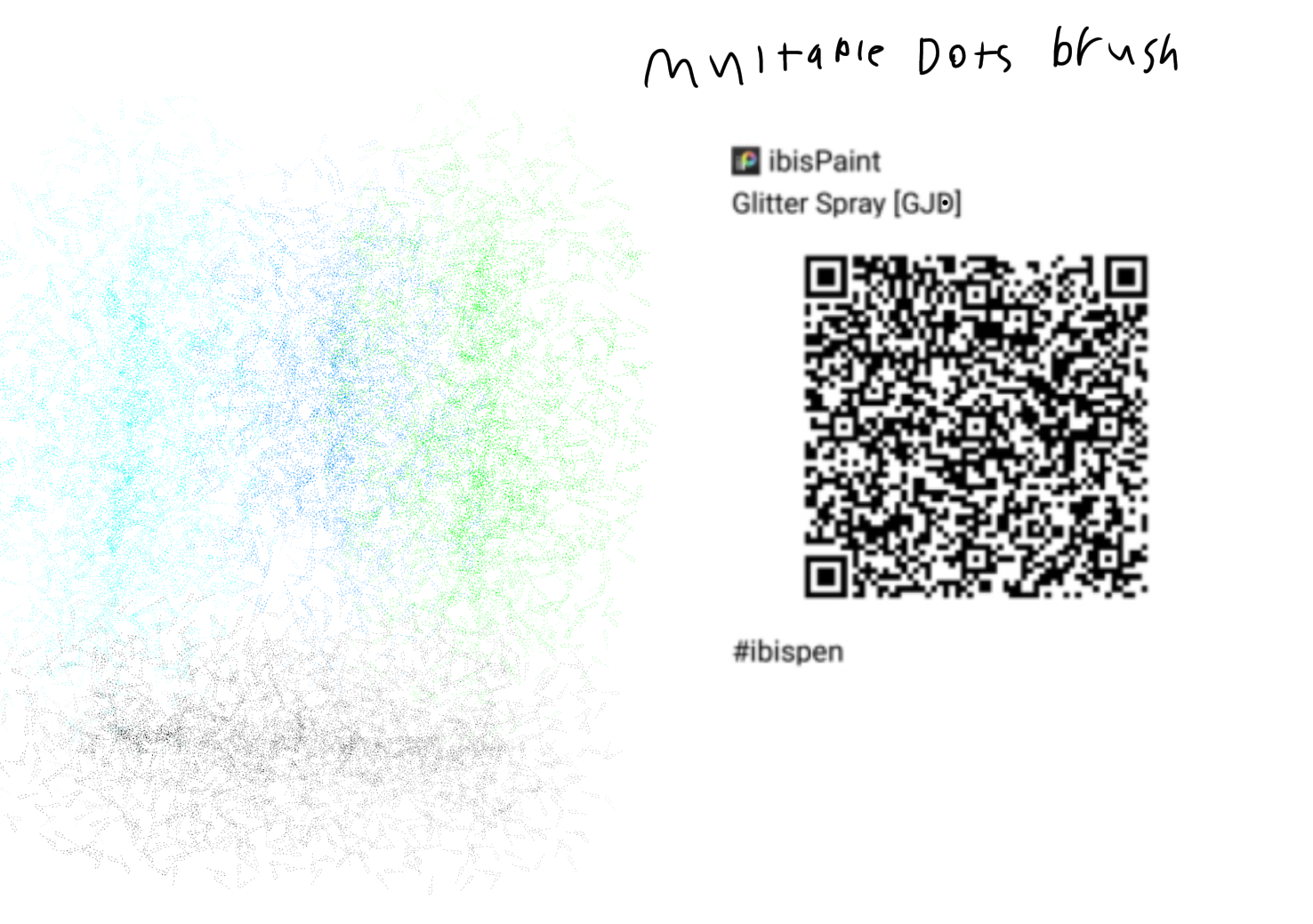 Multiple dots brush - ibisPaint