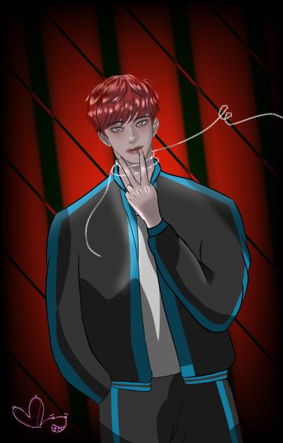 Red hair - ibisPaint